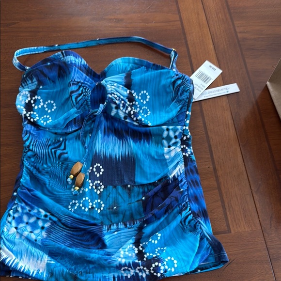 Bleu Rod Beattie | Swim | Bleu Rod Beattie Blue And White One Piece ...